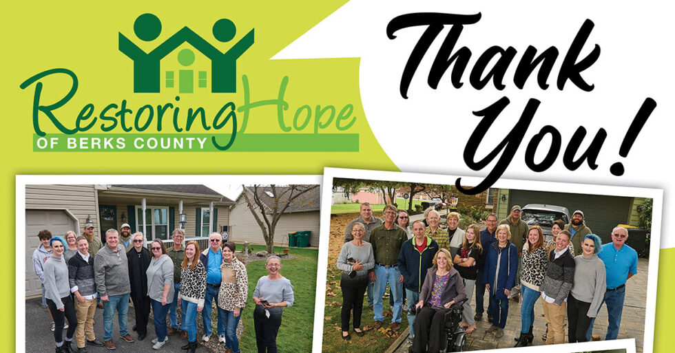 Restoring Hope Celebrates Volunteers in 2021 - Restoring Hope of Berks ...